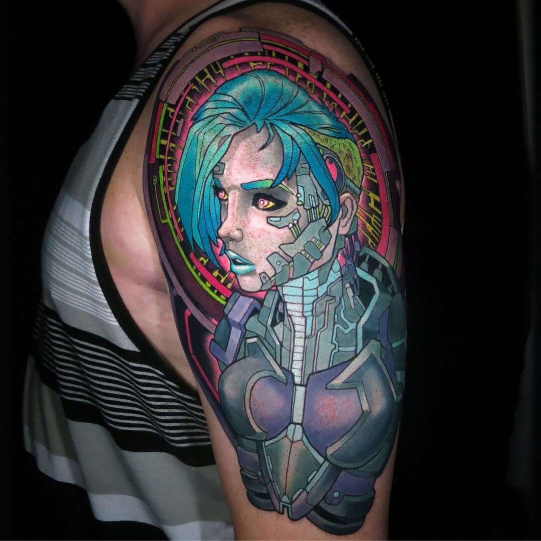 75+ Cyberpunk Tattoo Ideas: Inspiration Guide - fixthelife